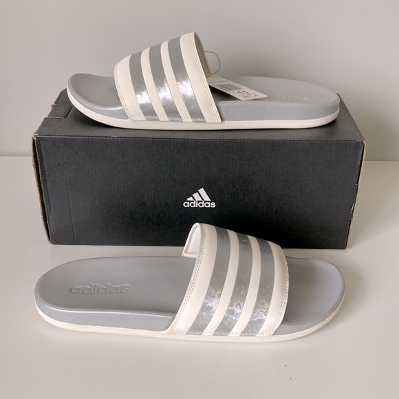 adidas | Shoes | Adidas Sandals Slides Nwt Adilette Comfort Womens 1 ...